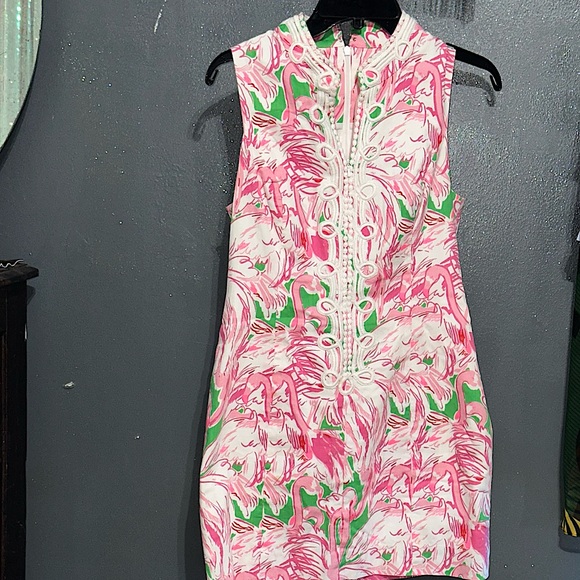 Lilly Pulitzer | Dresses | Lilly Pulitzer Flamingo Alexa Dress Size 6 ...